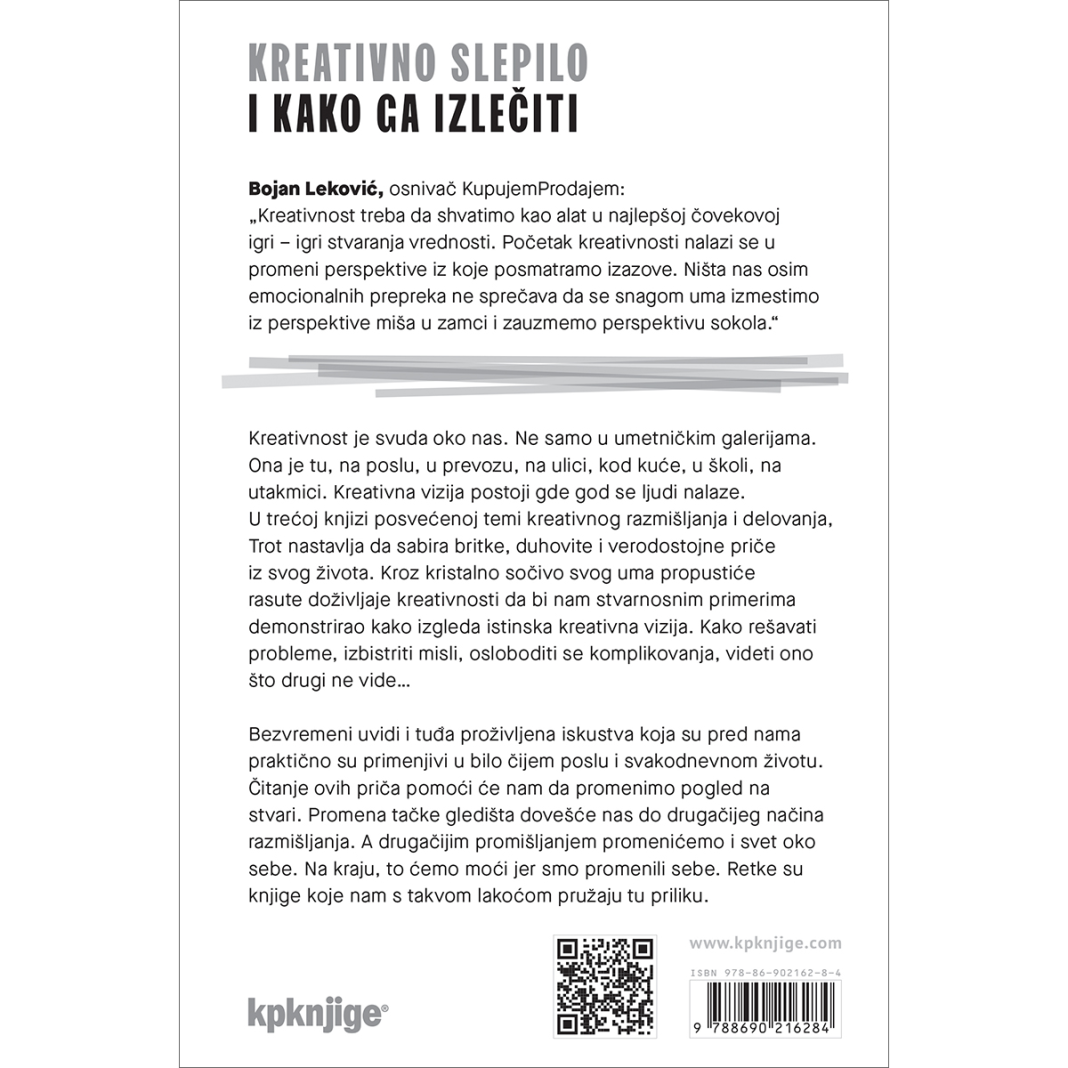 Kreativno slepilo - Knjige u izdanju KupujemProdajem